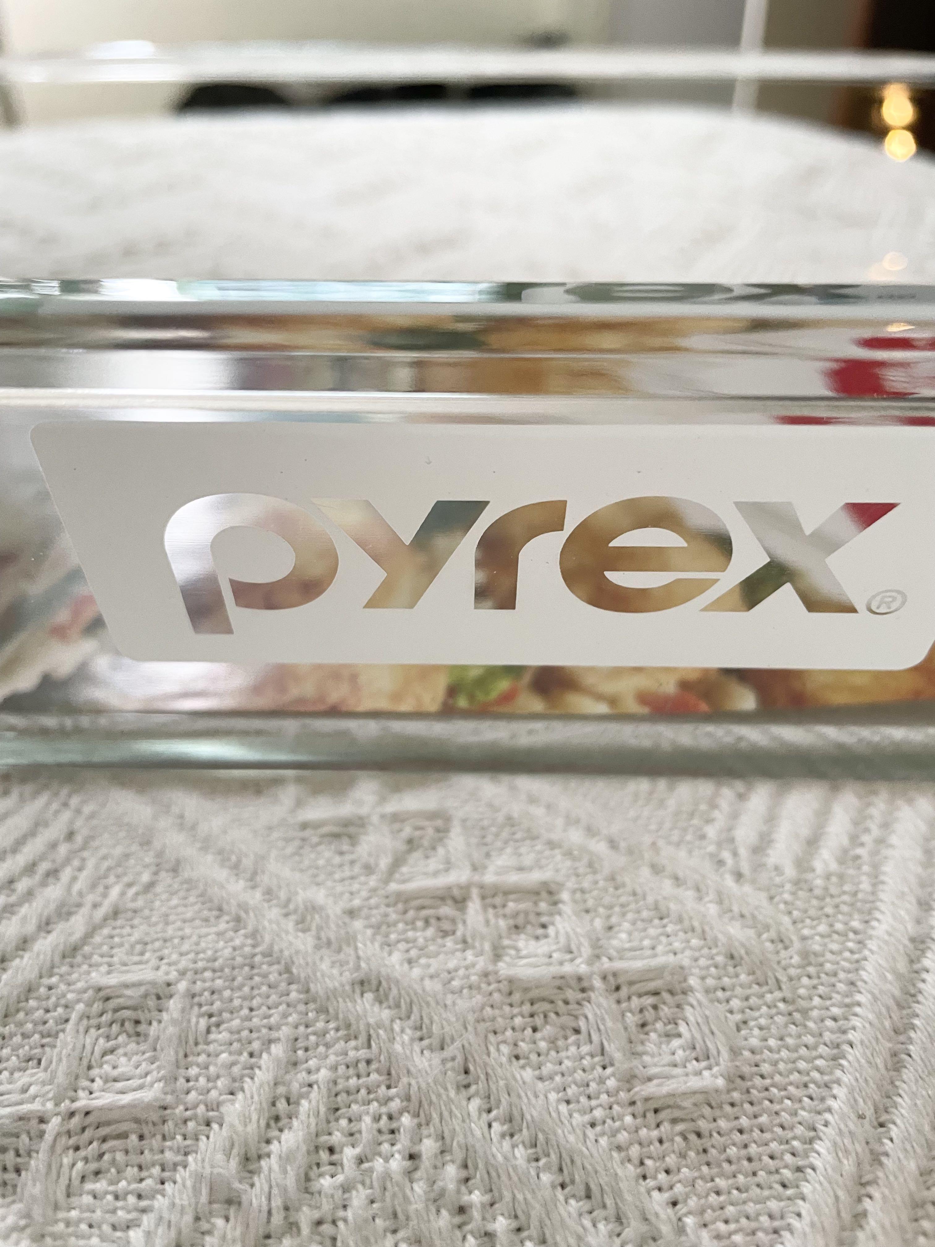 Pyrex 3.9L Glass Oblong Baking Dish, Furniture & Home Living ...