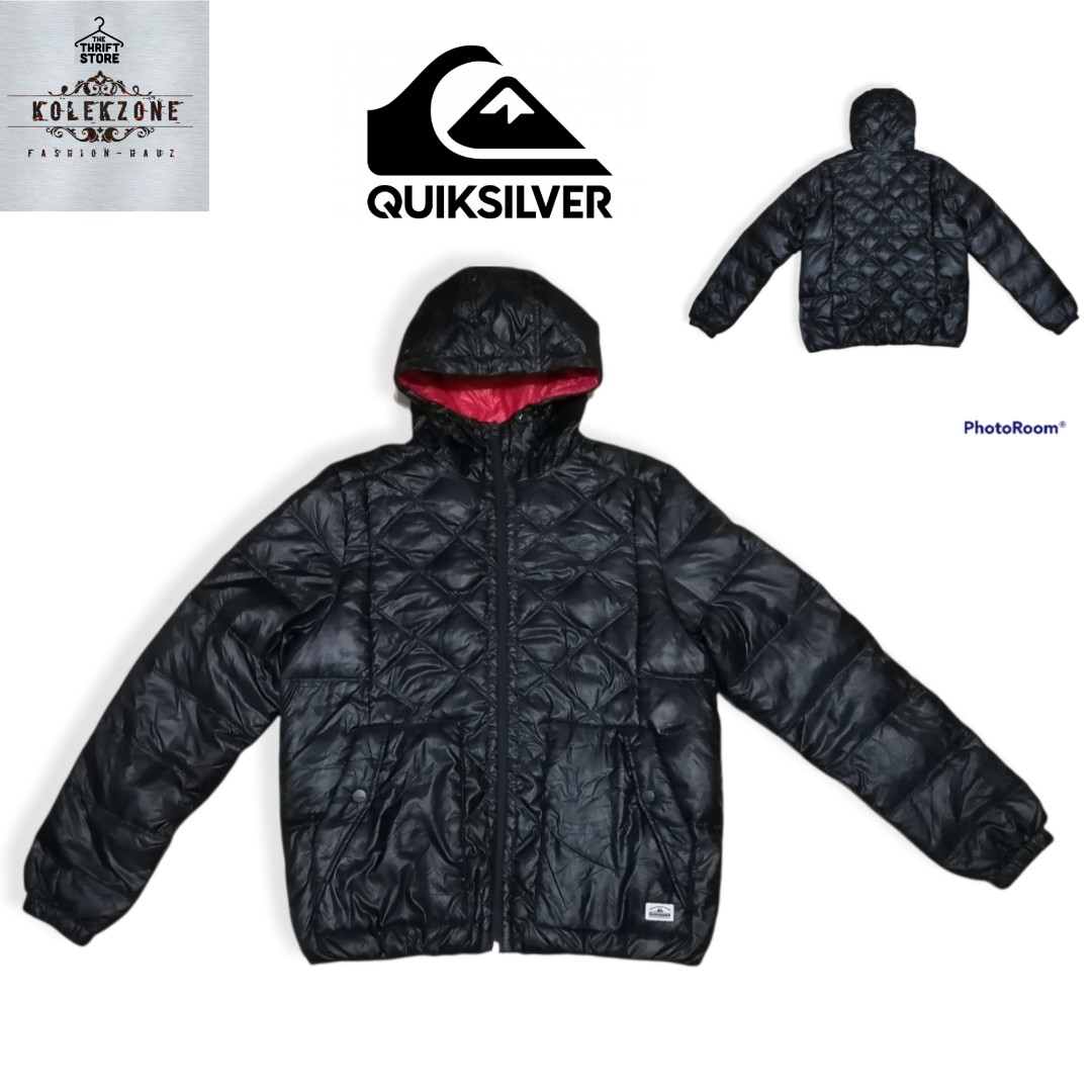 Quicksilver puffer jacket original, Men's Fashion, Coats, Jackets and ...