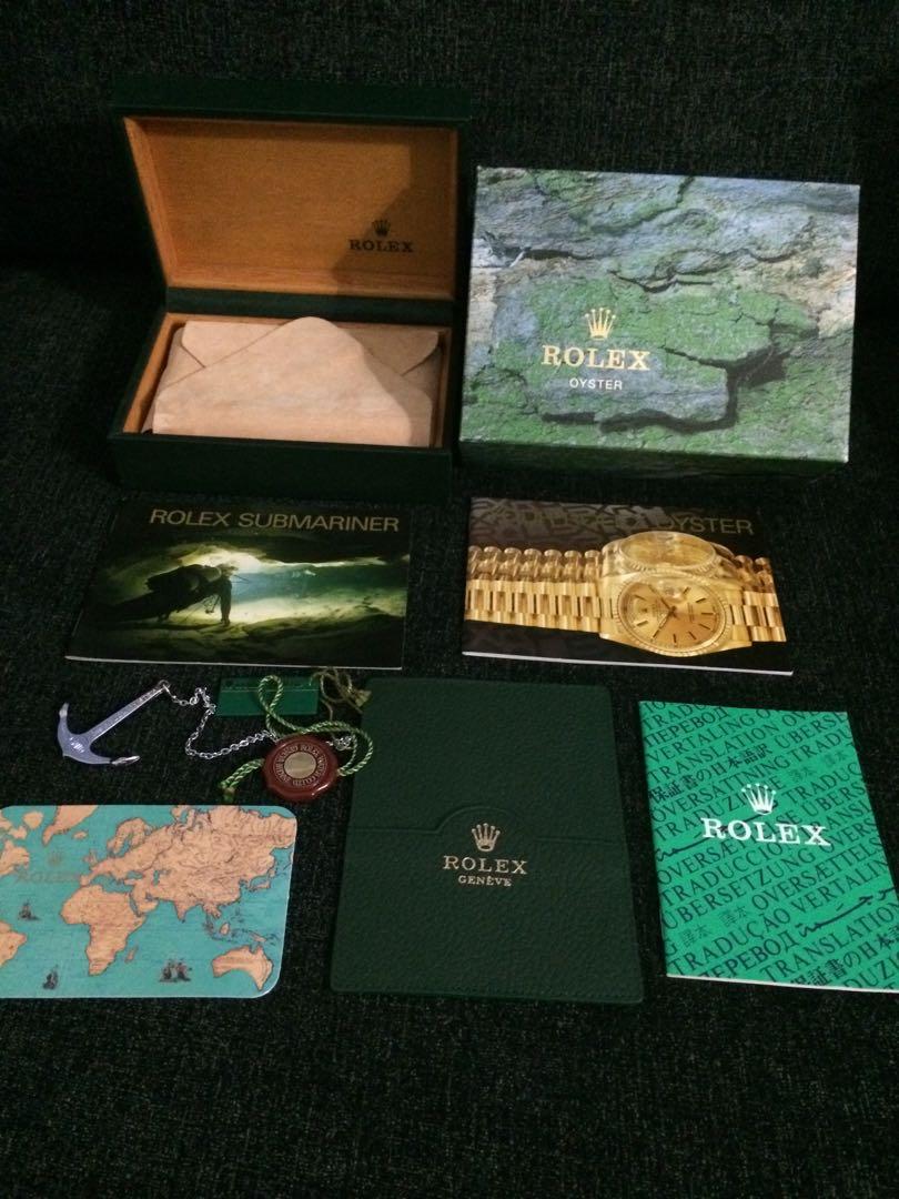 Rolex box sets (various models), Luxury, Watches on Carousell