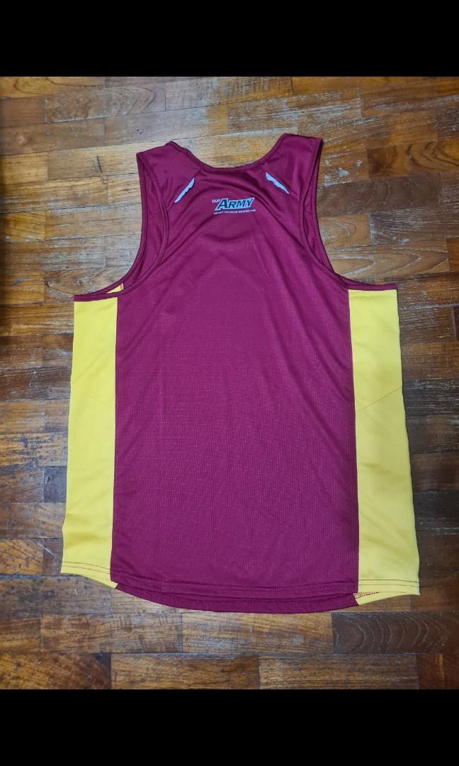 SAF 9 Div PT Singlet, Men's Fashion, Activewear on Carousell