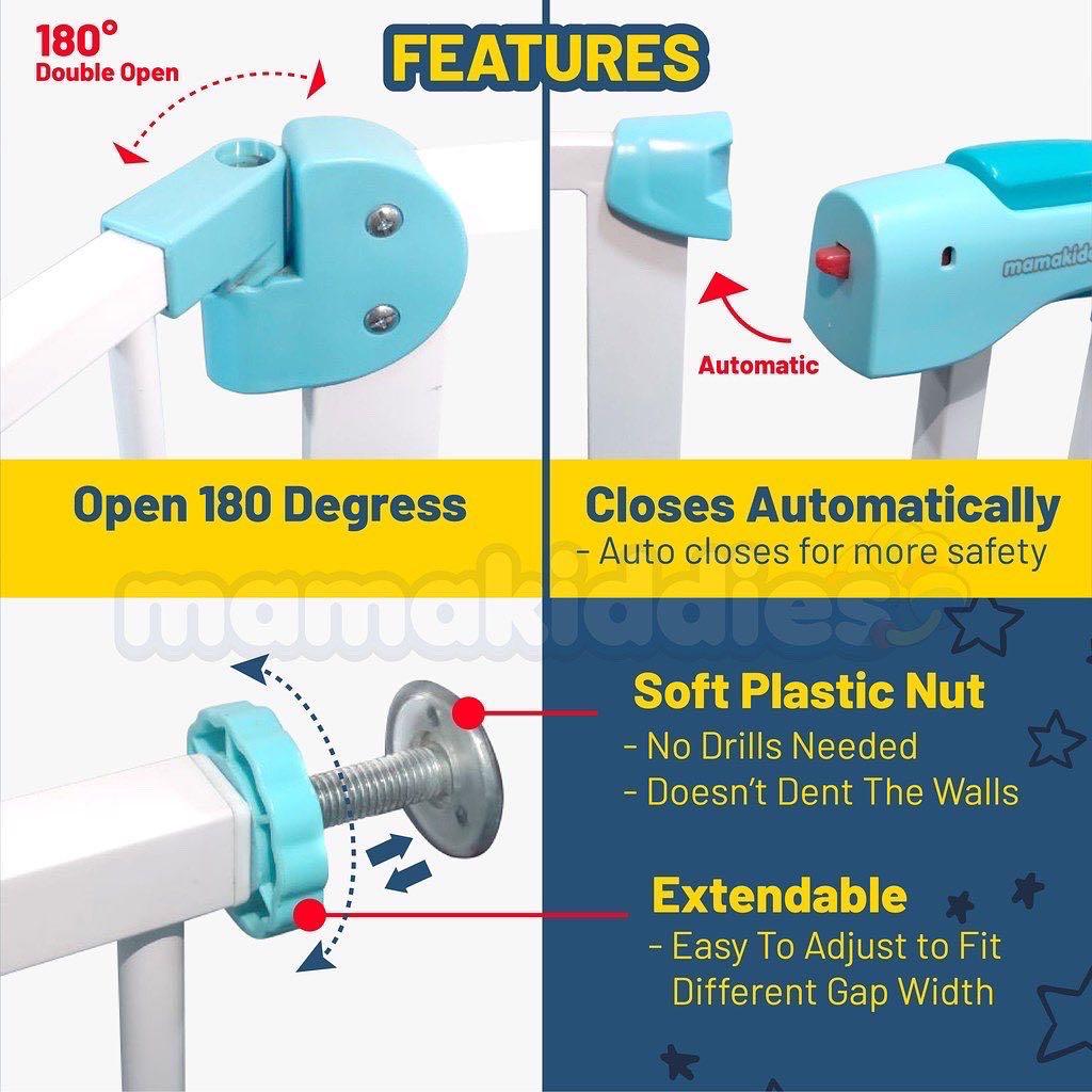 Safety Lock Baby Gate, Babies & Kids, Baby Nursery & Kids Furniture ...
