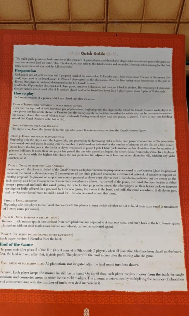 Santiago Board game Boardgame, Hobbies & Toys, Toys & Games on Carousell