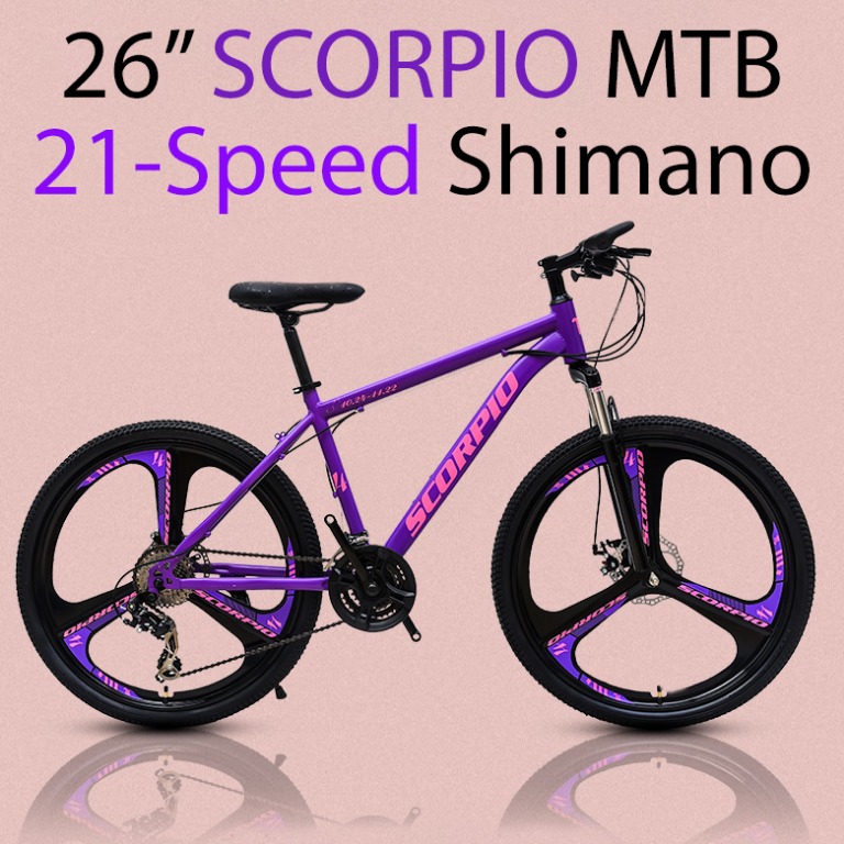 SCORPIO 26" MTB Mountain Bike (21-Speed Shimano), Sports Equipment ...