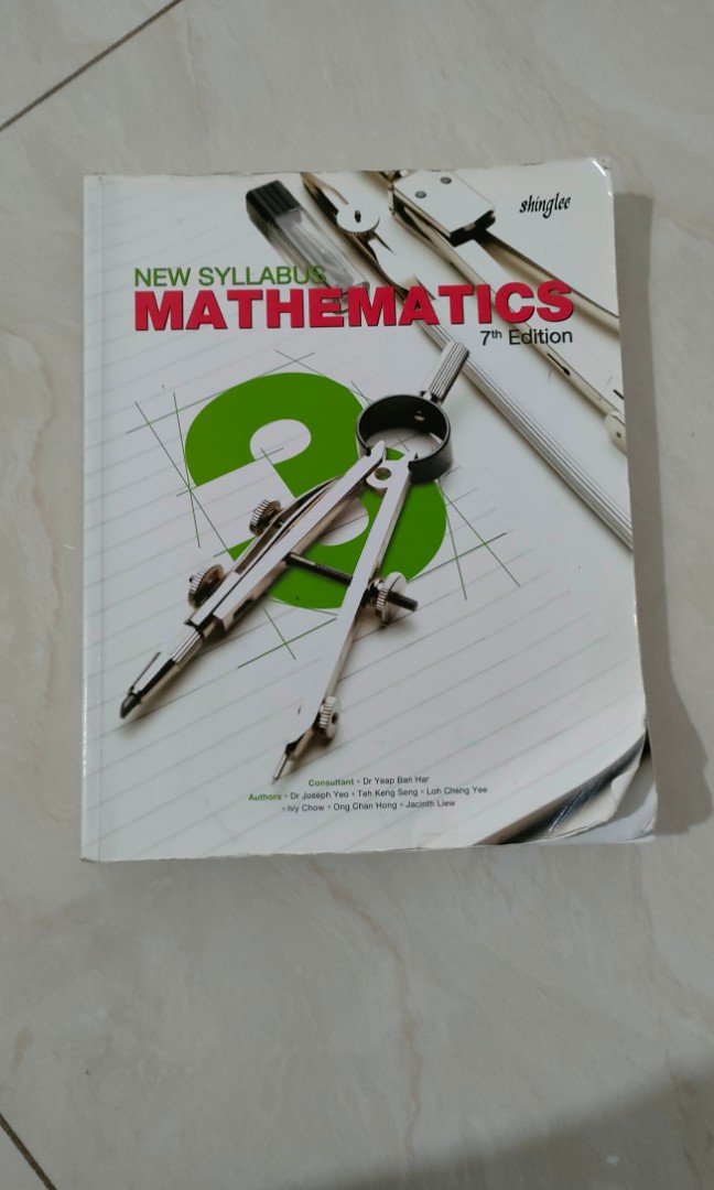 Sec 3 Math textbook 7th edition, Hobbies & Toys, Books & Magazines ...