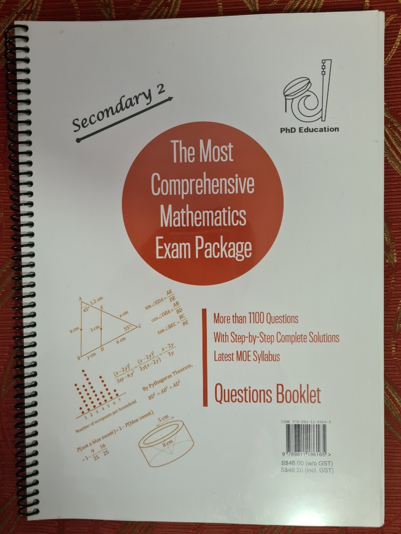 Secondary 2 Math Assessment Book, Hobbies & Toys, Books & Magazines ...