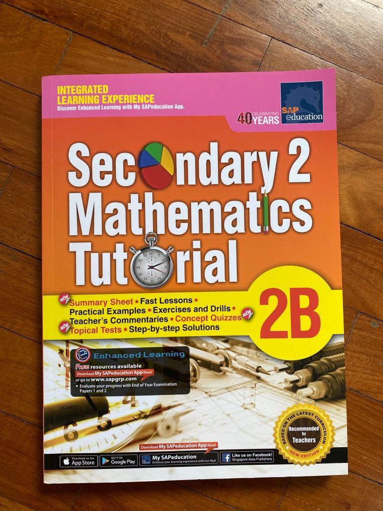 secondary 2 mathematics tutorial 2B, Hobbies & Toys, Books & Magazines ...