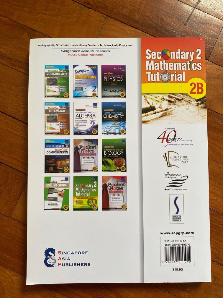 secondary 2 mathematics tutorial 2B, Hobbies & Toys, Books & Magazines ...