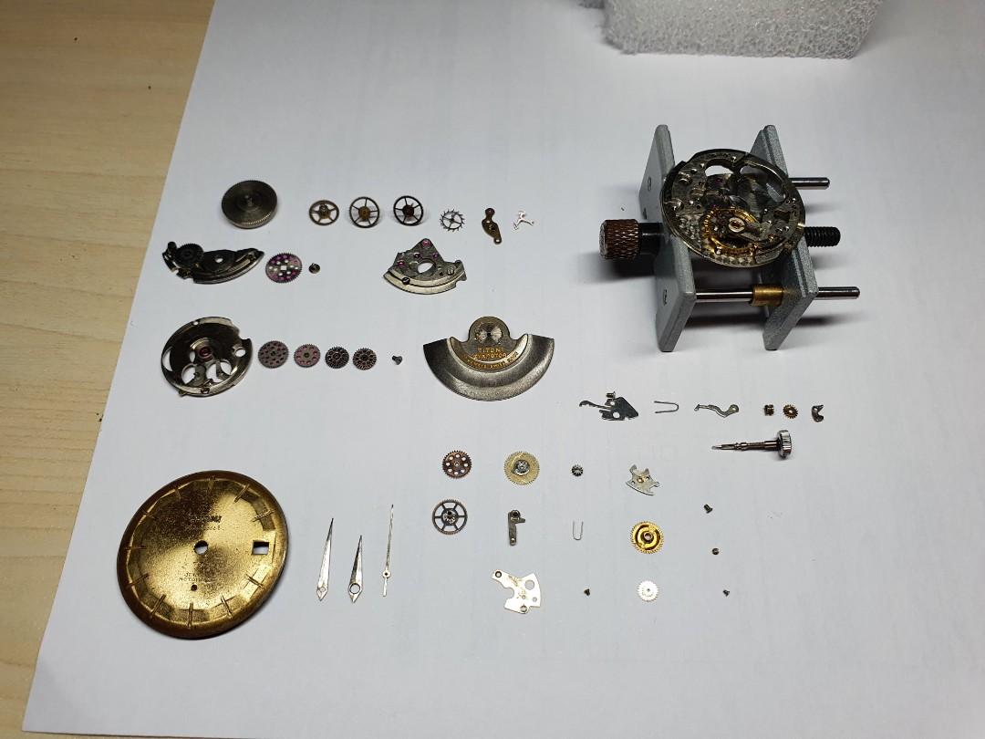 Serviced! 77 jewel Titoni Airmaster pie pan gold dial Rare and collectable. Dial like Omega ...