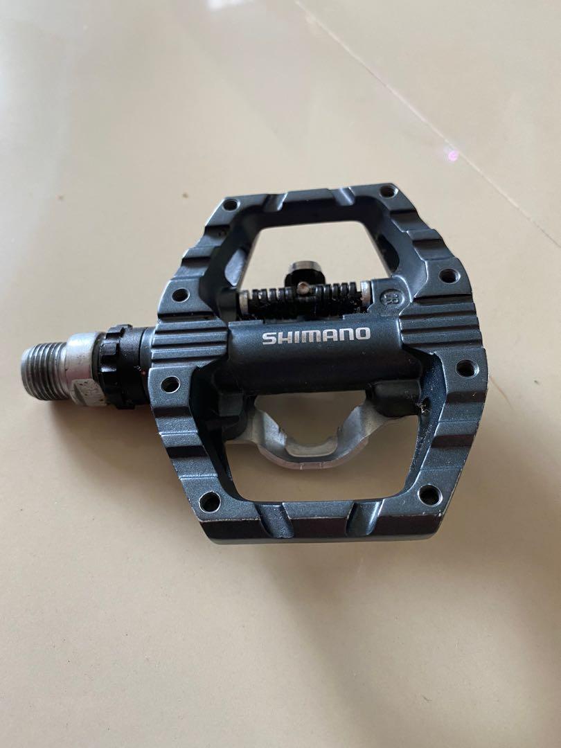 Shimano pedals SPD flat platform dual, Sports Equipment, Bicycles ...