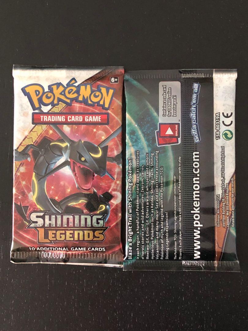 Pokémon TCG Shining Legends Booster Pack, Hobbies & Toys, Toys & Games ...