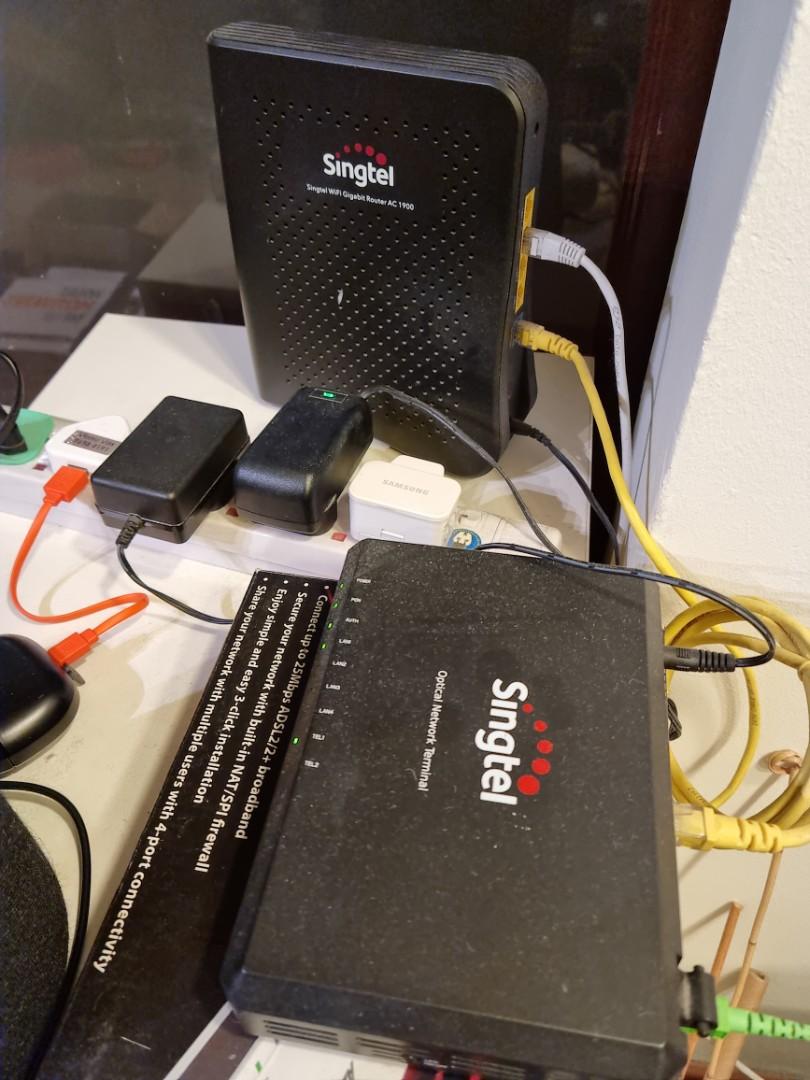 Singtel Broadband Modem And Router Computers Tech Parts Accessories Networking On Carousell