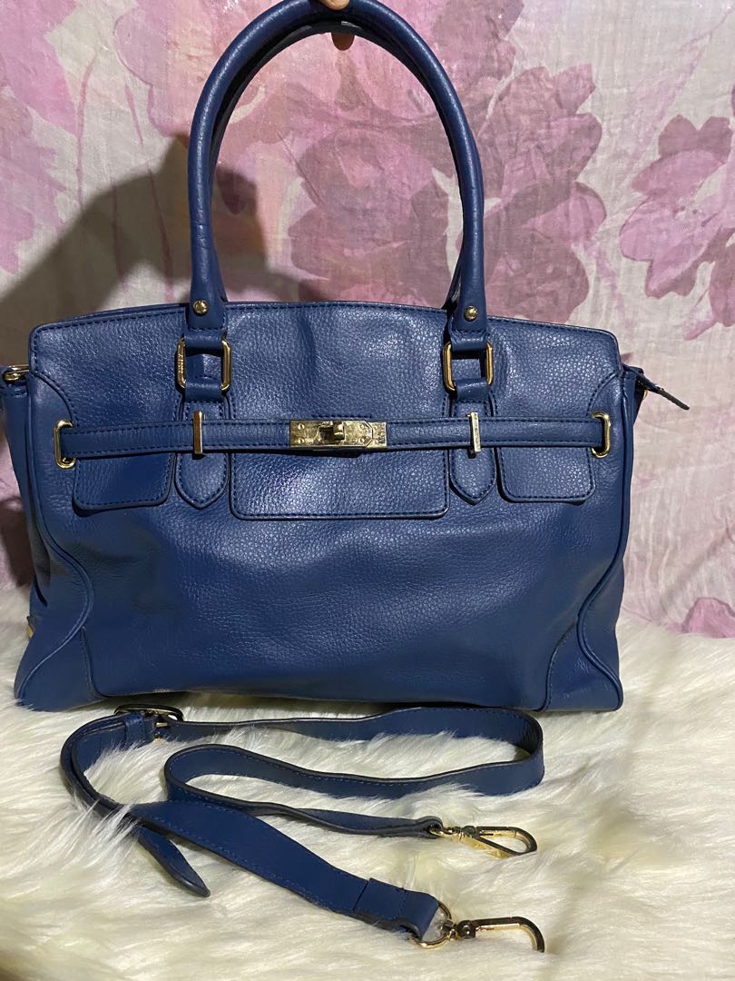 SISLEY Two Way Bag (Blue), Women's Fashion, Bags & Wallets, Cross-body ...
