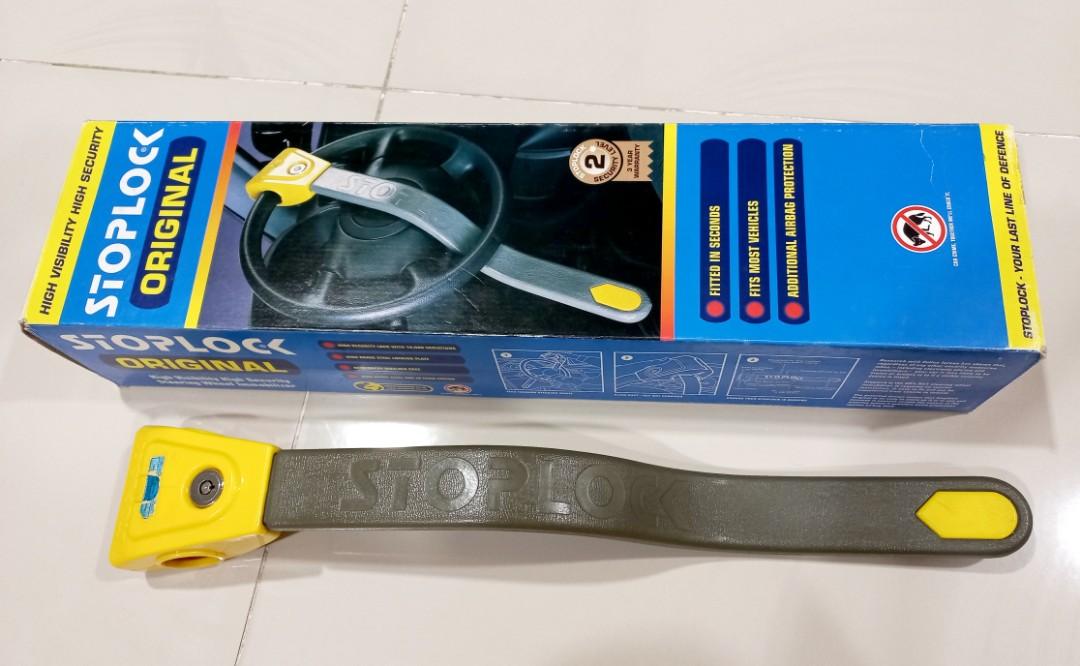 Stoplock Car High Security Steering Wheel Lock ( Original) c/w keys & box, Auto Accessories on ...