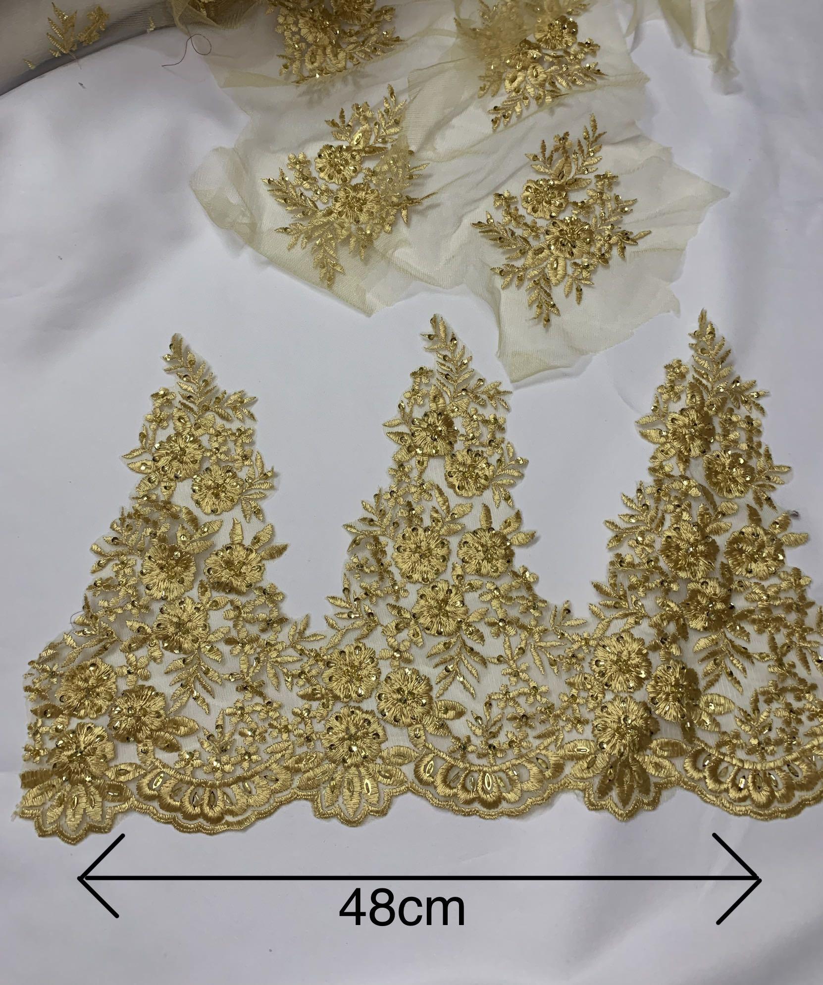 Sulam Tampal Emas, Women's Fashion, Dresses & Sets, Traditional ...