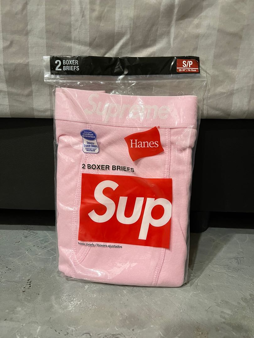 Supreme Hanes pink boxer briefs boxers underwear, Men's Fashion ...