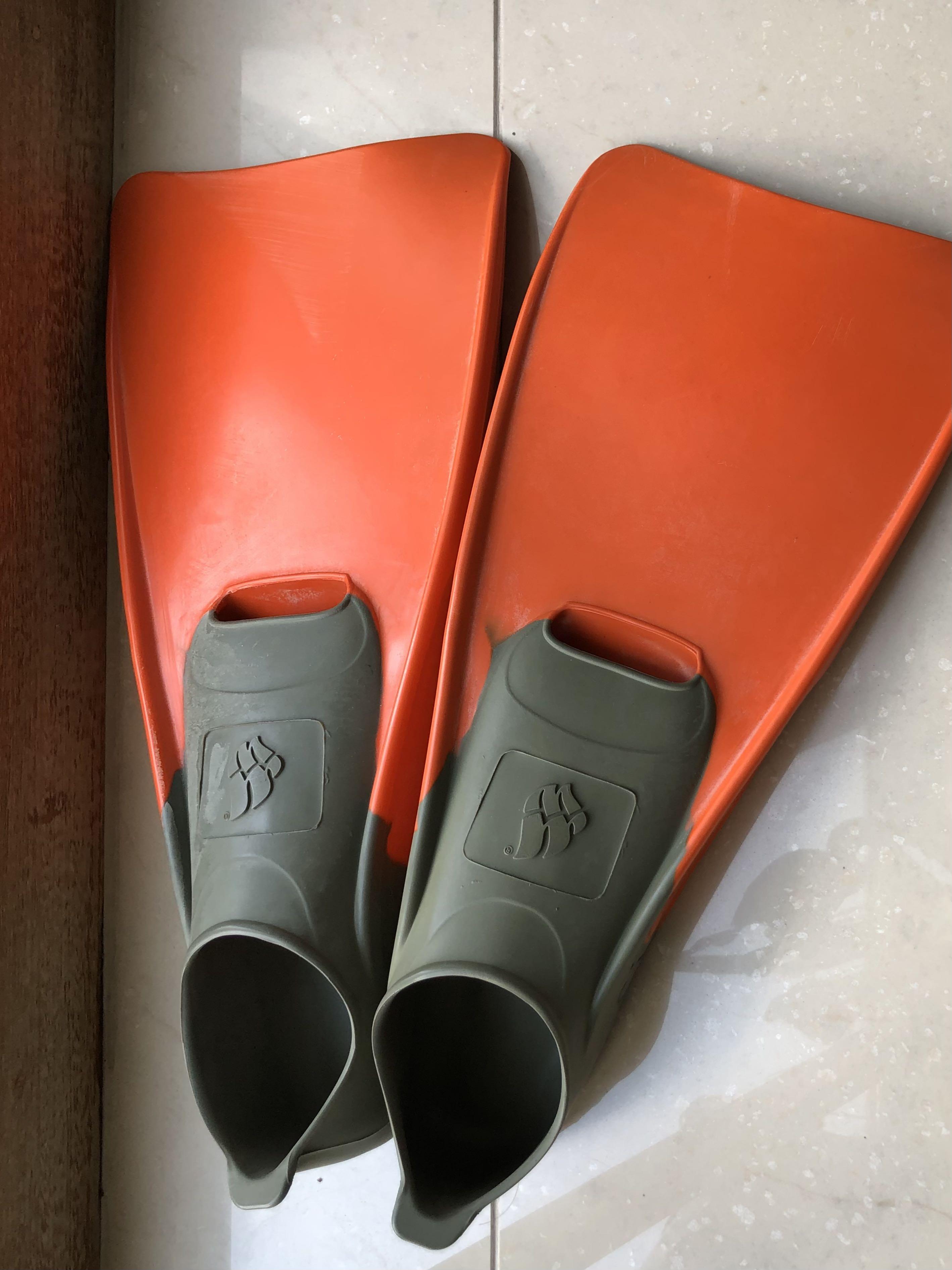 Swim Long Fins Flippers, Sports Equipment, Other Sports Equipment and ...