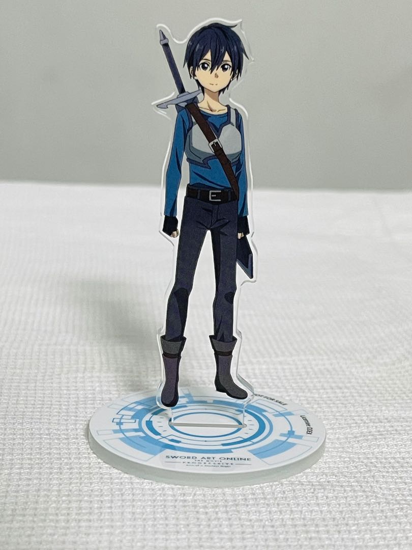 Sword art online kirito mini acrylic stand, Hobbies & Toys, Memorabilia ...