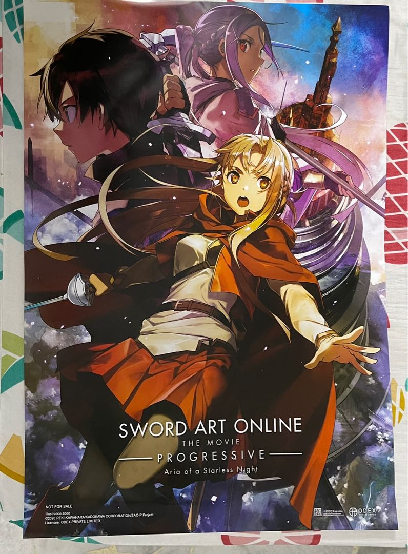 Sword art online poster, Hobbies & Toys, Memorabilia & Collectibles ...
