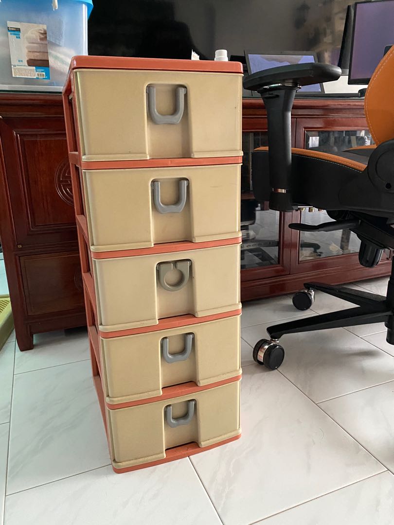 Toyogo 5-tier storage drawer, Furniture & Home Living, Home Improvement ...