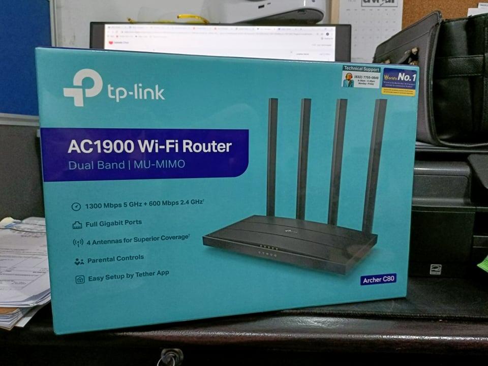 TP-LINK Archer C80 AC1900 Wireless MU-MIMO Wi-Fi Router, Computers ...