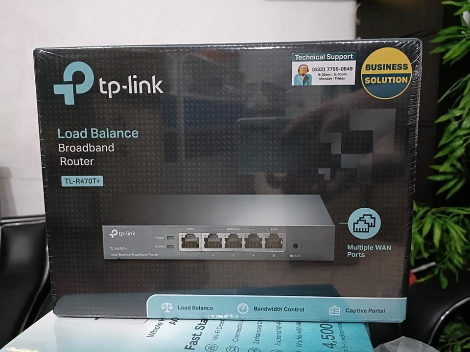 TP-LINK TL-R470T+ Desktop Load Balance Broadband Router, Computers ...