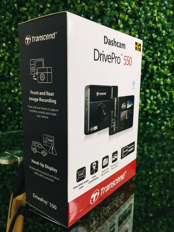 Transcend DrivePro 550 Dashcam 64GB TS-DP550B-64G (COD), Photography ...