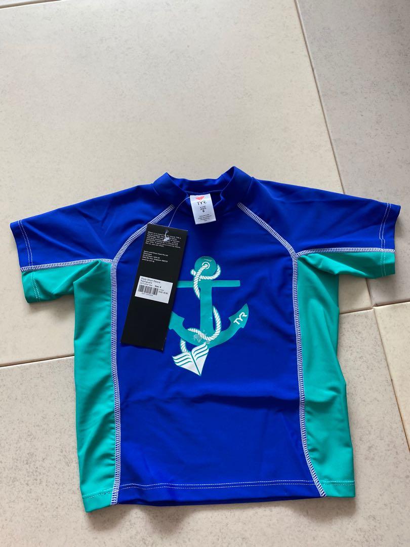 TYR Rashguard Swim Wear (Boys), Babies & Kids, Babies & Kids Fashion on ...