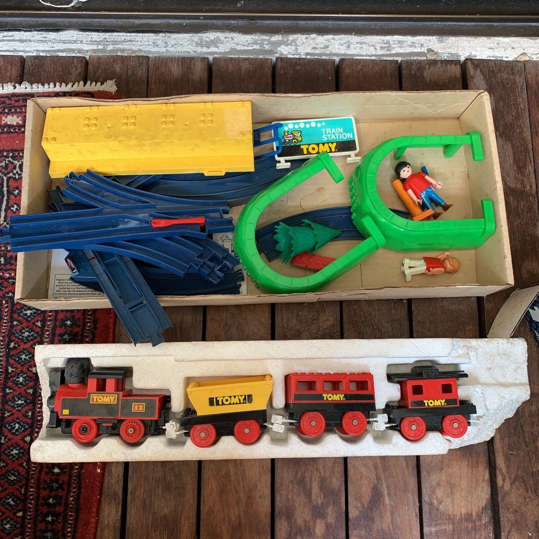 Vintage Tomy Train Set, Hobbies & Toys, Toys & Games on Carousell