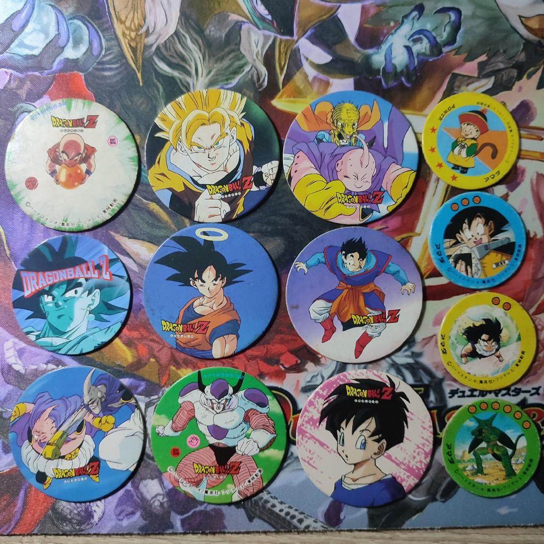 Vintage Japan Dragon Ball Z Coaster Chips Collection (Different Sizes ...