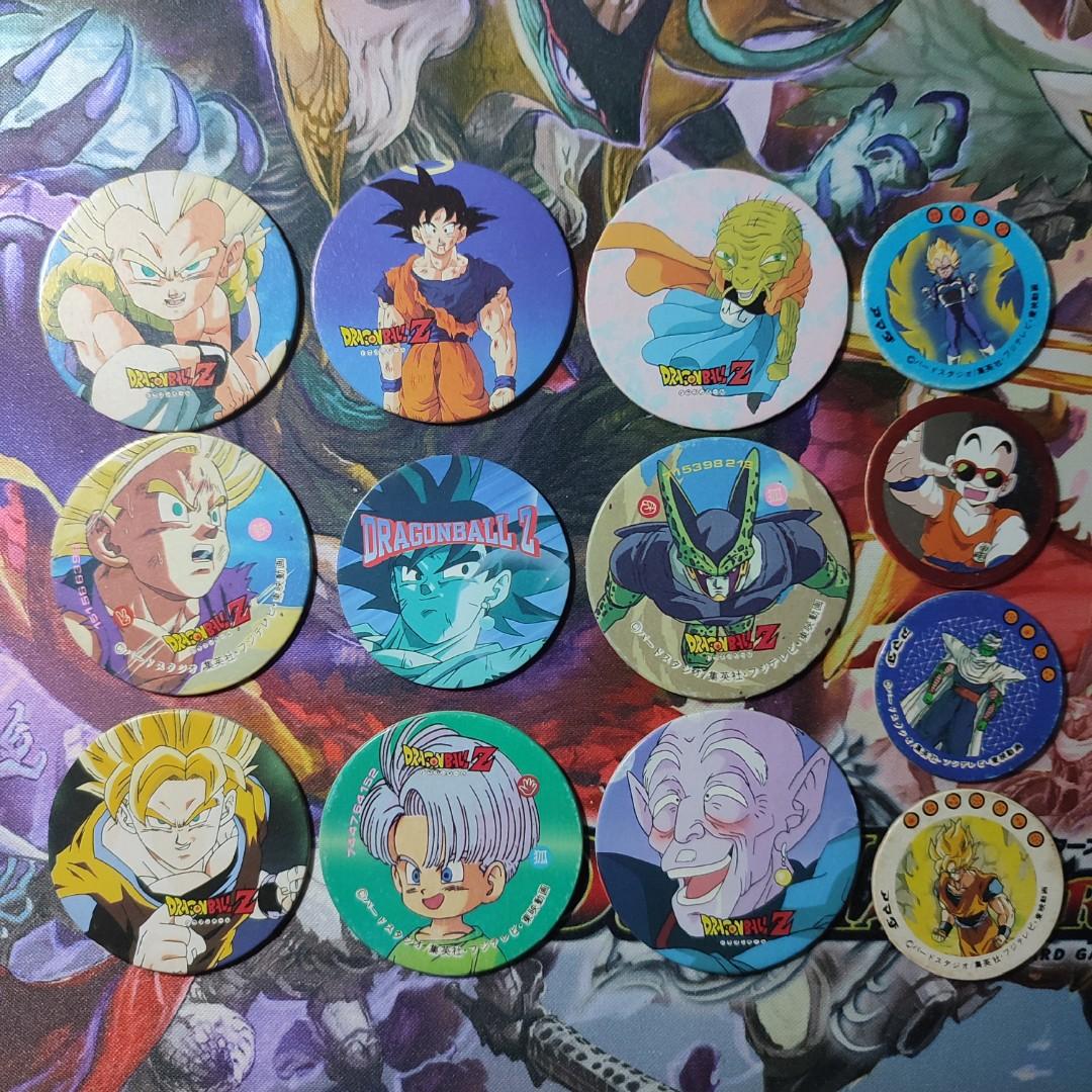 Vintage Japan Dragon Ball Z Coaster Chips Collection (Different Sizes ...