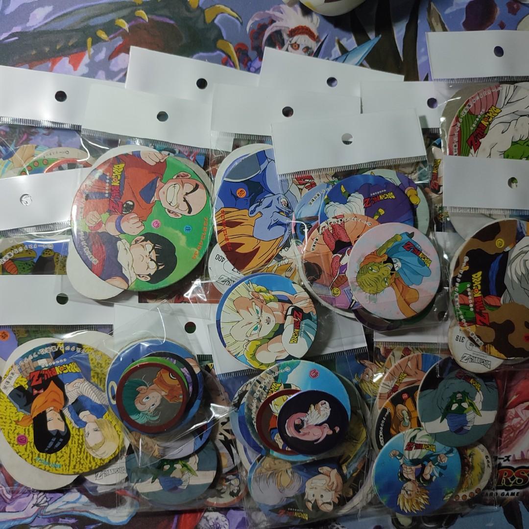 Vintage Japan Dragon Ball Z Coaster Chips Collection (Different Sizes ...