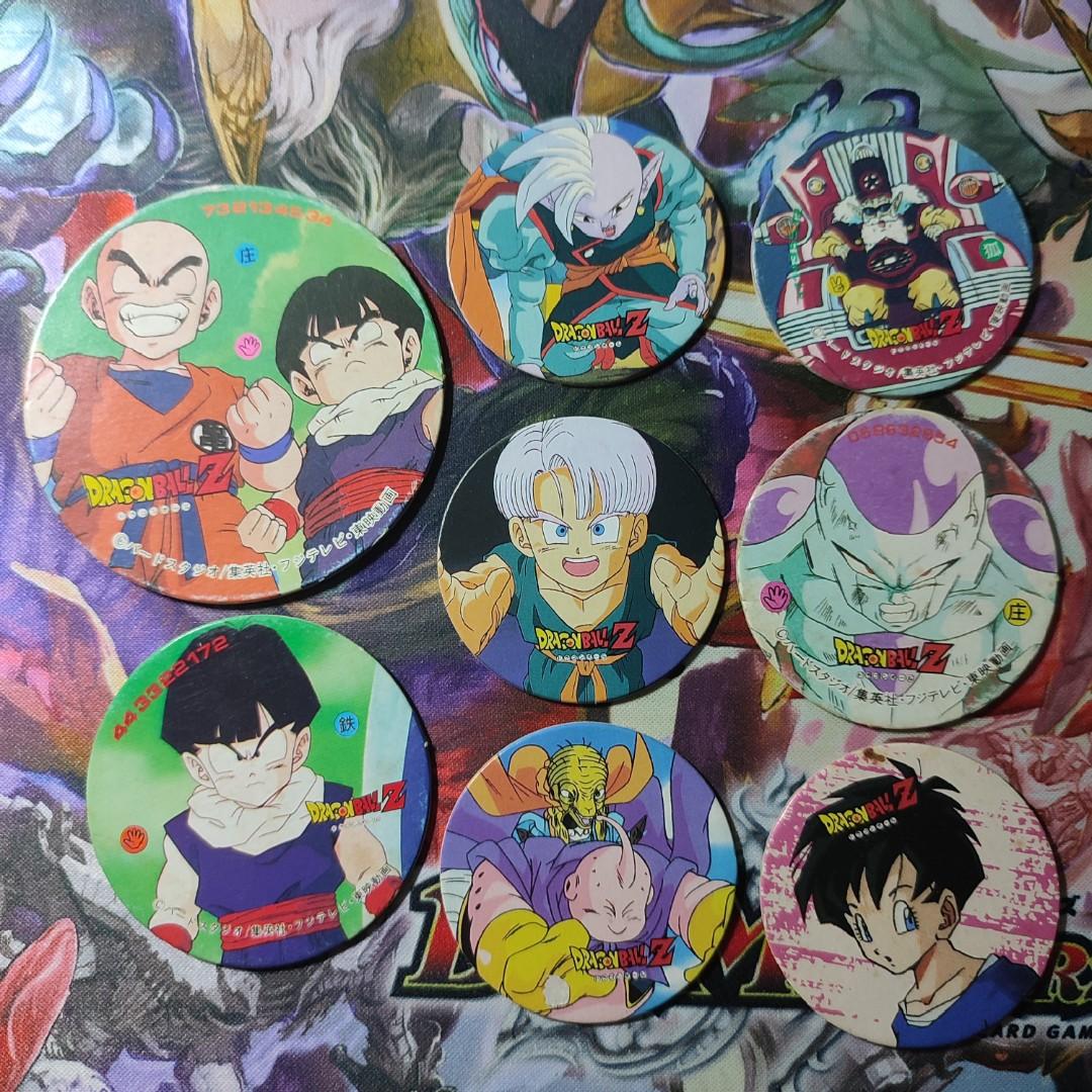 Vintage Japan Dragon Ball Z Coaster Chips Collection (Different Sizes ...