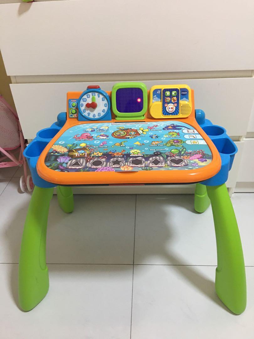 VTECH INTERACTIVE LEARNING DESK, Hobbies & Toys, Books & Magazines ...
