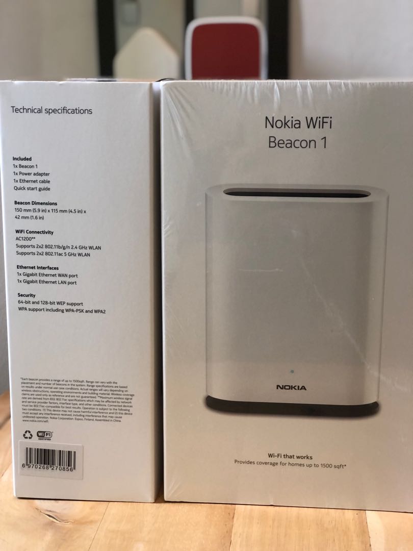 WiFi Booster - Nokia Beacon 1, TV & Home Appliances, Other Home ...