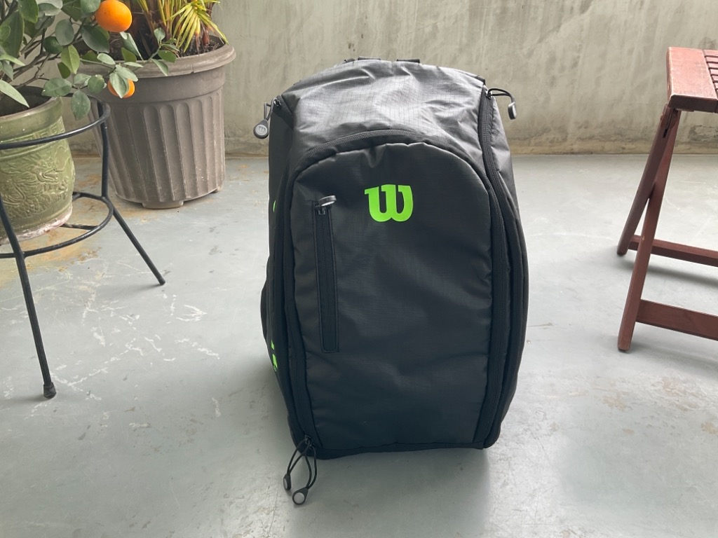 Wilson tennis bag green and black, Health & Nutrition, Health ...