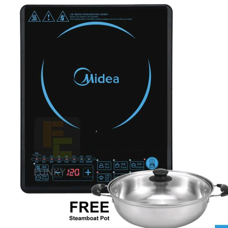Midea Induction Cooker with Free Pot MIC2233, Everything Else on Carousell