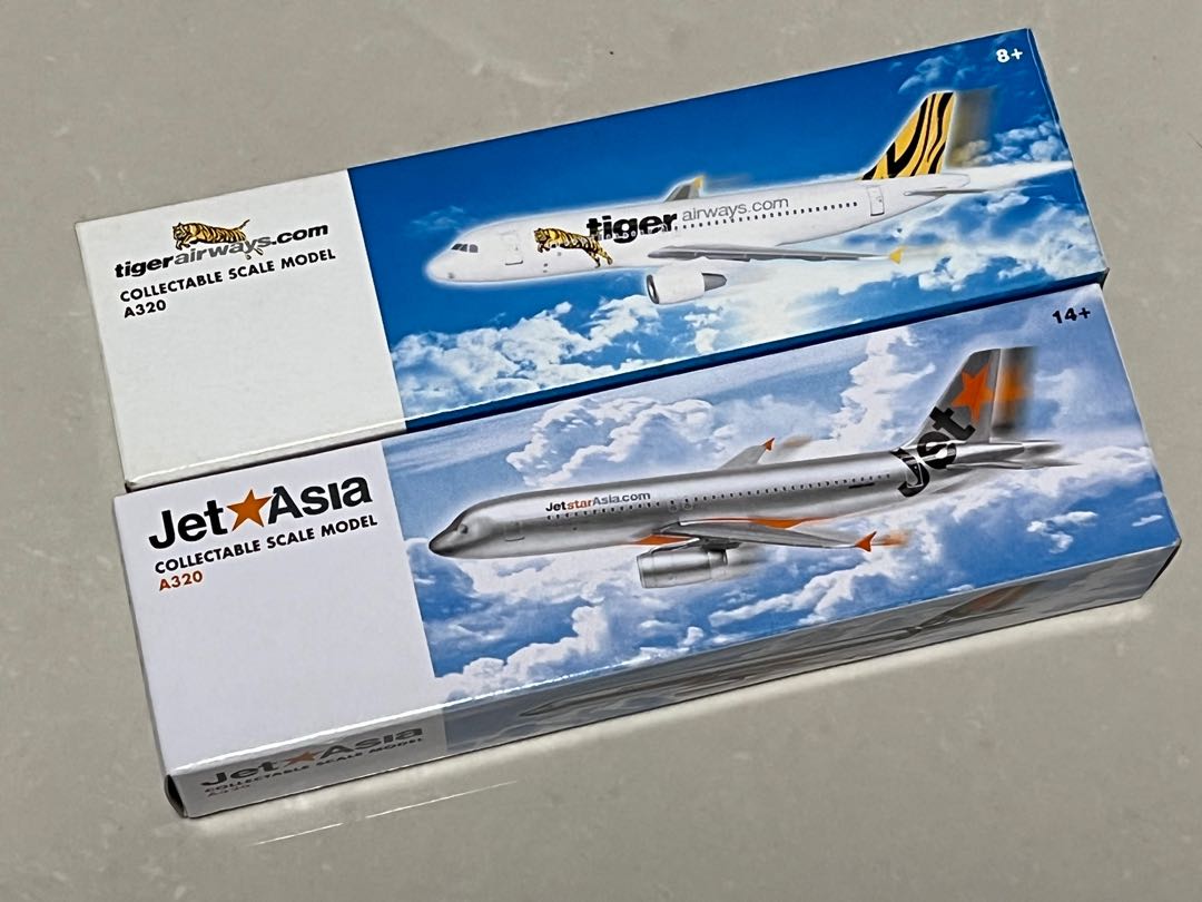 1/200 Jetstar & Tiger Airways Plastic Models, Hobbies & Toys, Toys ...