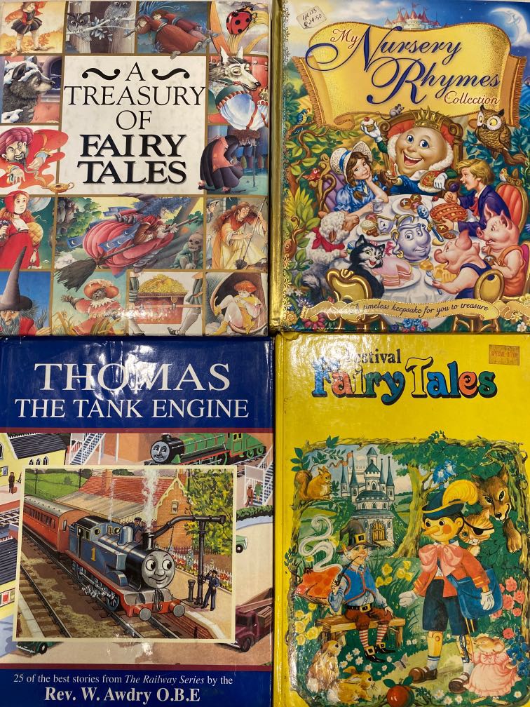 4 Fairy Tale & Nursery Rhyme collection books set, Hobbies & Toys ...