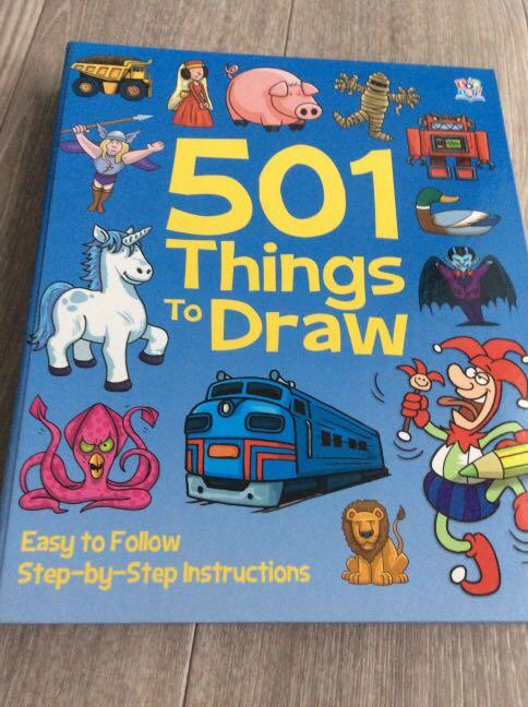 501 things to draw, Hobbies & Toys, Books & Magazines, Children's Books ...