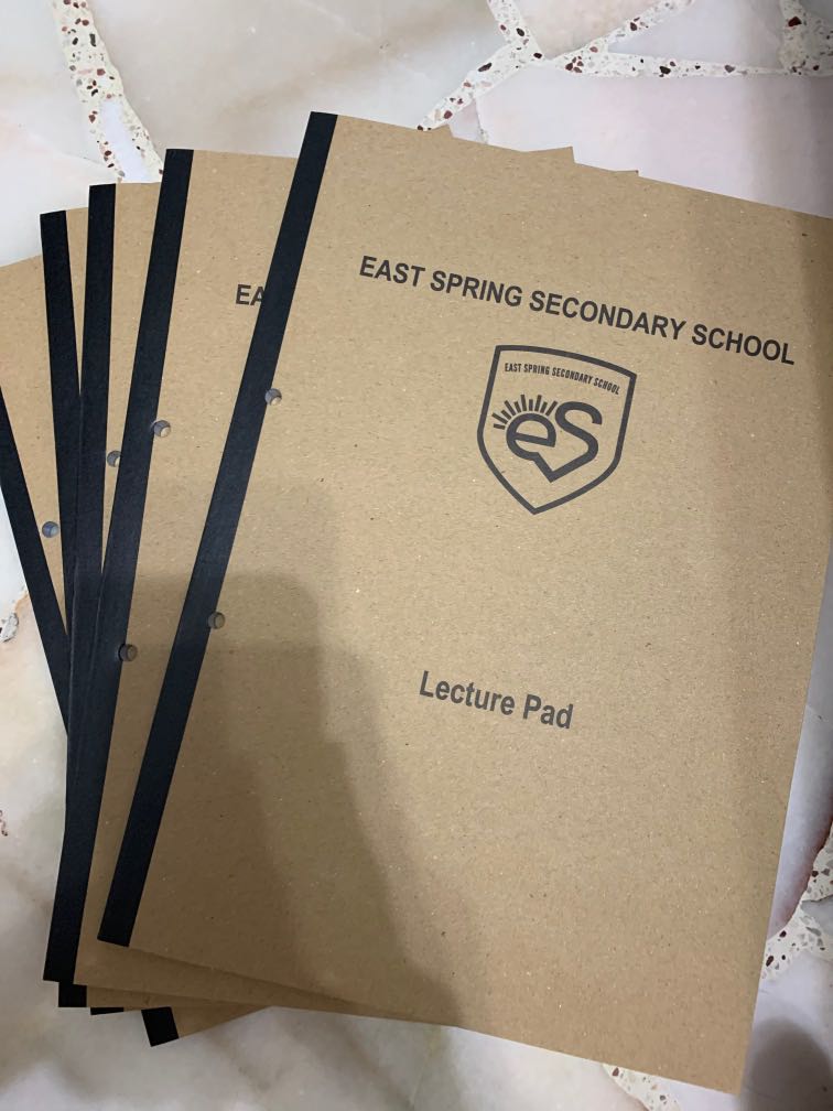 5x A4 sized lecture pad , East Spring Secondary School, Hobbies & Toys ...