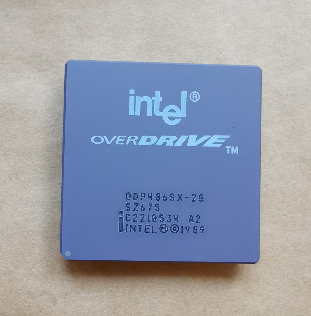 懷舊物品: 全新Intel 486 Overdrive 20Mhz cpu, 電腦＆科技, 桌上電腦 - Carousell