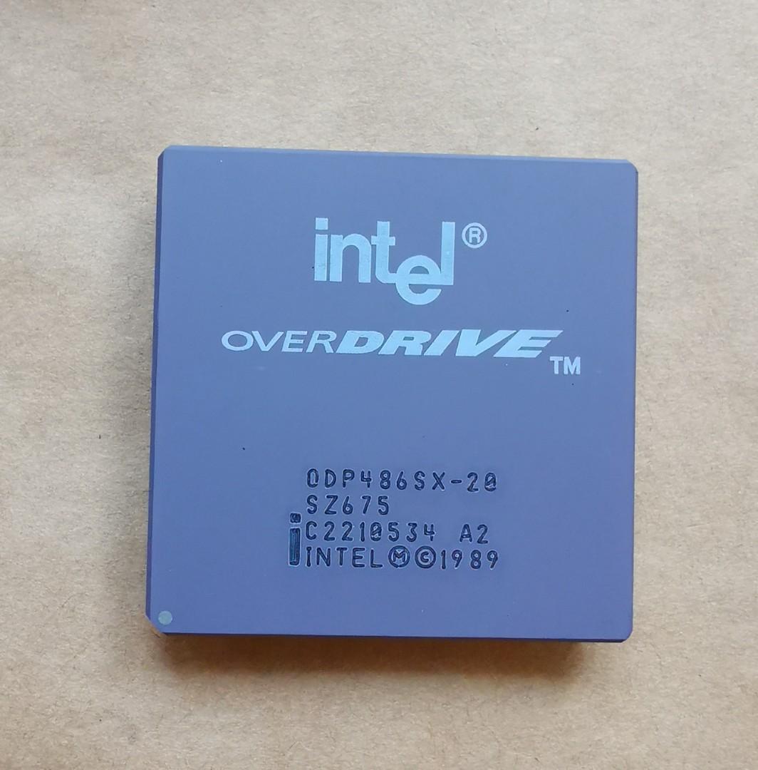 懷舊物品: 全新Intel 486 Overdrive 20Mhz cpu, 電腦＆科技, 桌上電腦 - Carousell