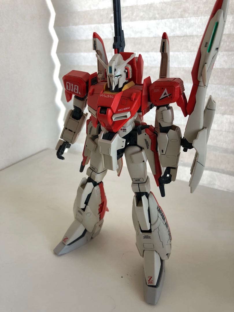 高達模型 MG 1/100 MSZ-006A1 Zeta Plus Test Color Type, 興趣及遊戲, 玩具 & 遊戲類 ...
