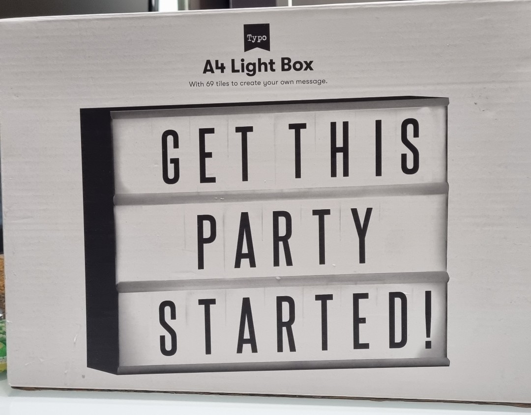 A4 Typo Light box, Hobbies & Toys, Stationery & Craft, Other Stationery ...