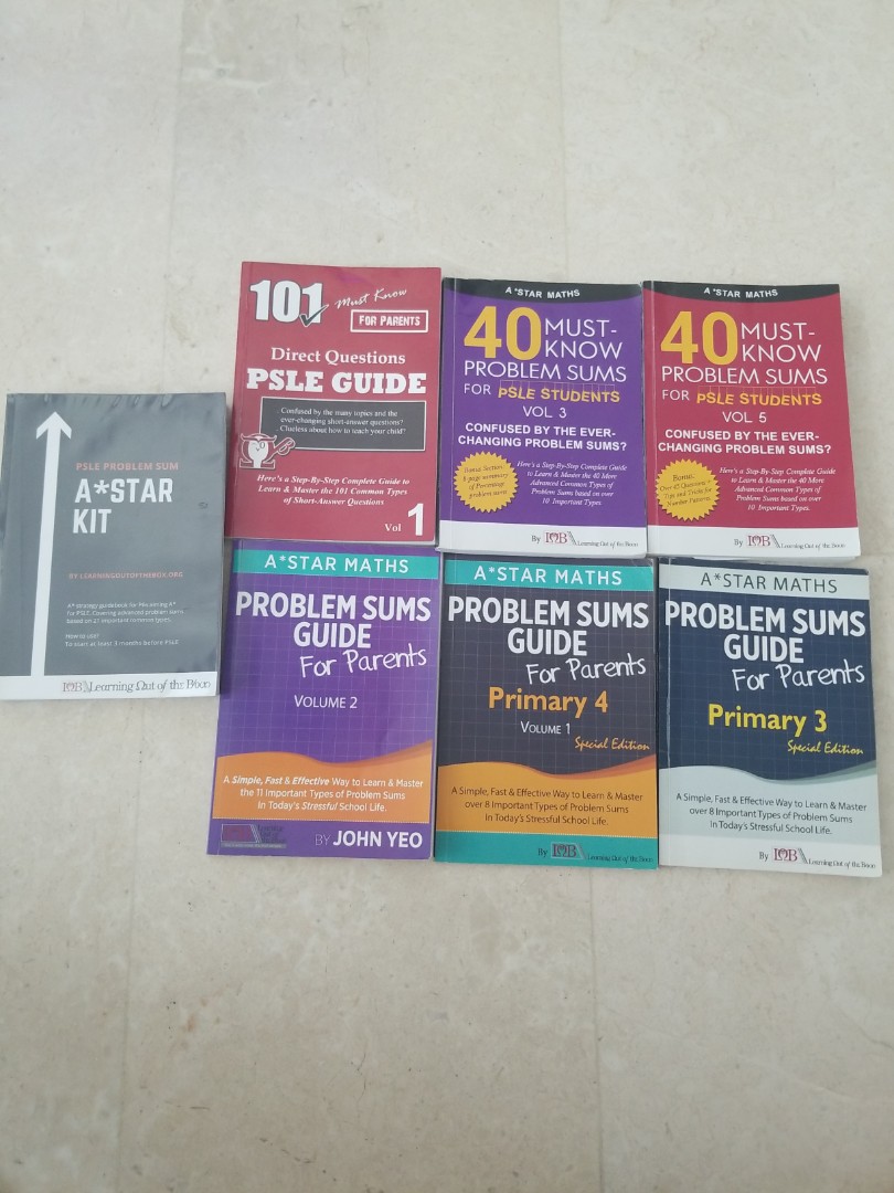 A* star Maths PSLE guide by LOB, Hobbies & Toys, Books & Magazines ...