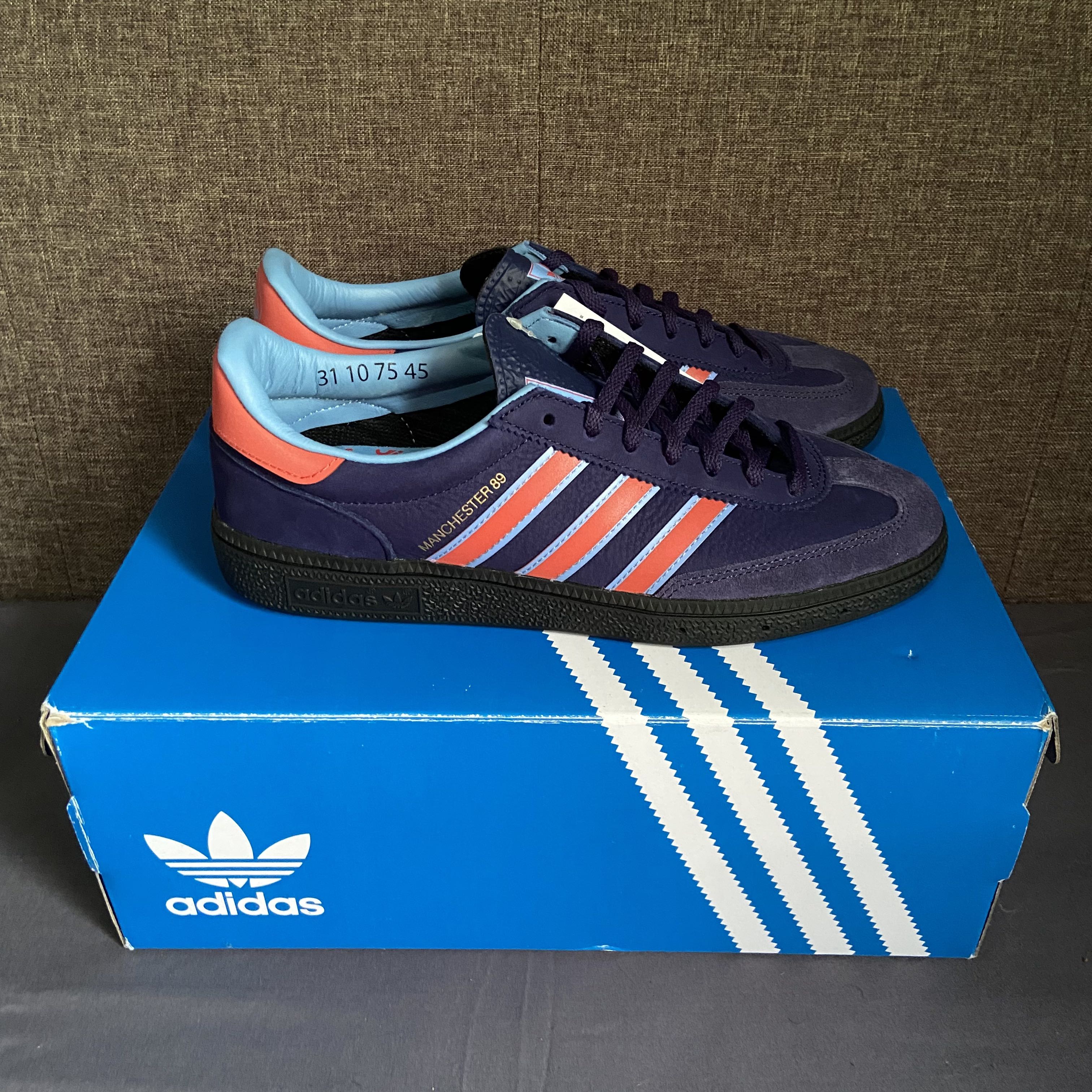 Adidas manchester 89 spzl, Men's Fashion, Footwear, Sneakers on Carousell