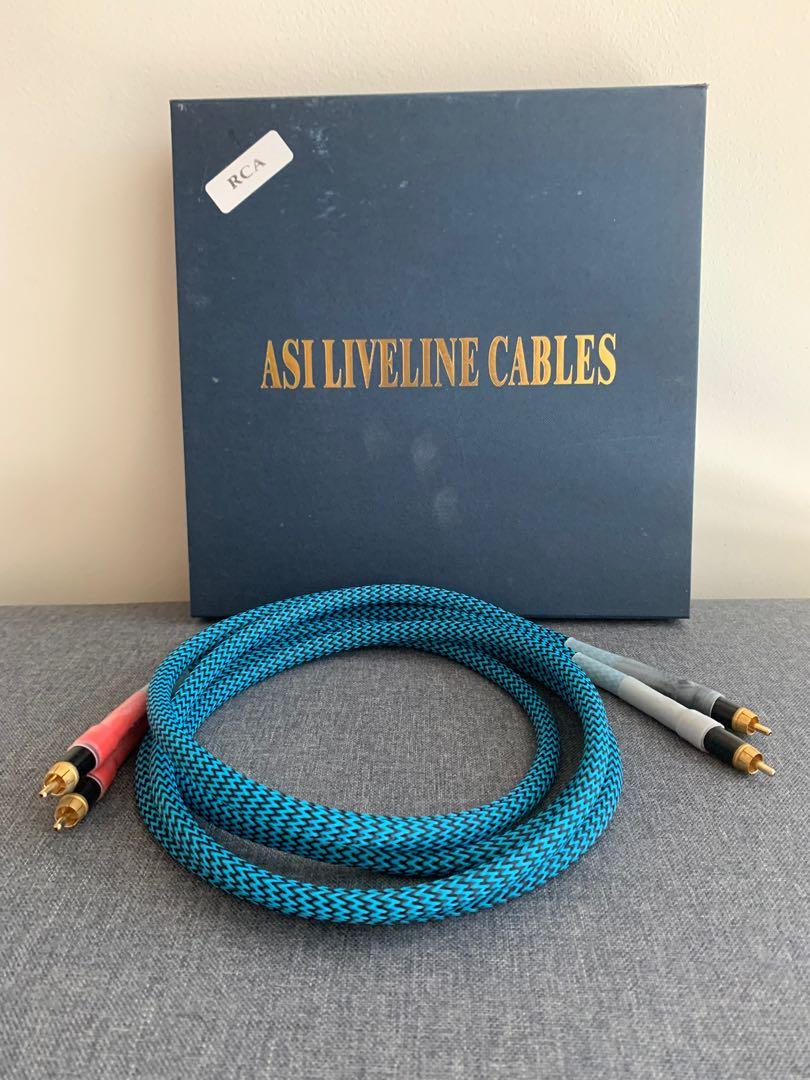 ASI Liveline RCA cables 1m - upgraded!, Audio, Other Audio Equipment on ...