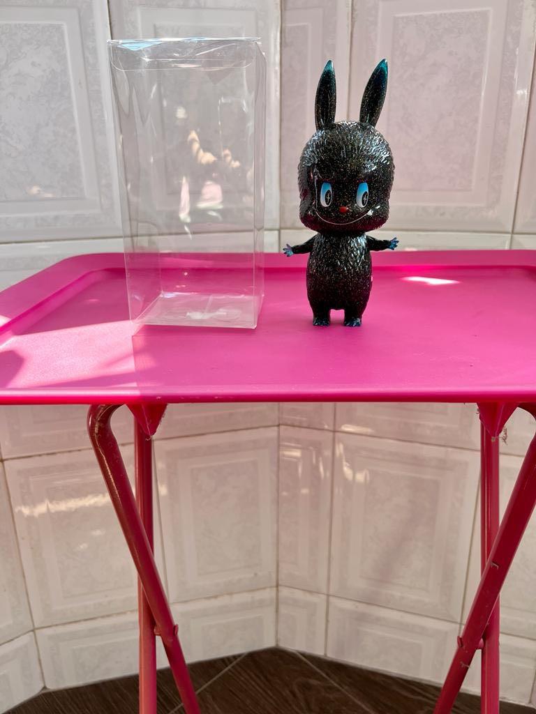 Black Glitter Labubu Kasing Lung X How2Work, Hobbies & Toys, Toys ...