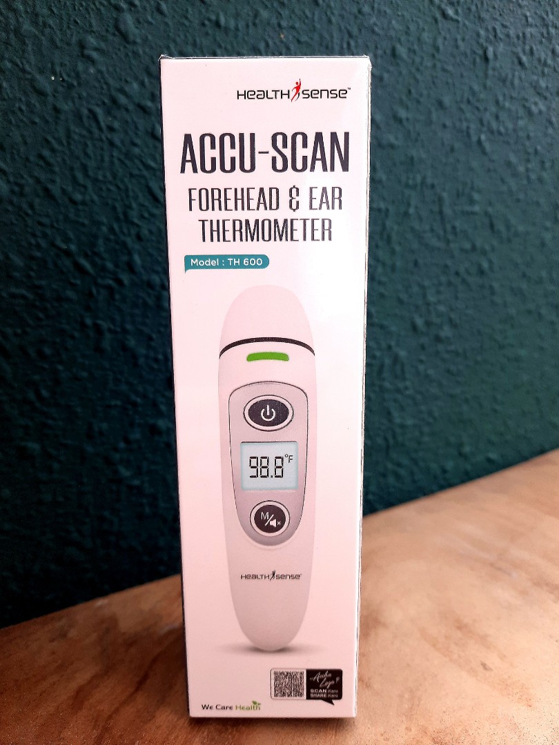 BRAND NEW* ACCU-SCAN Forehead & Ear Thermometer, Health & Nutrition ...