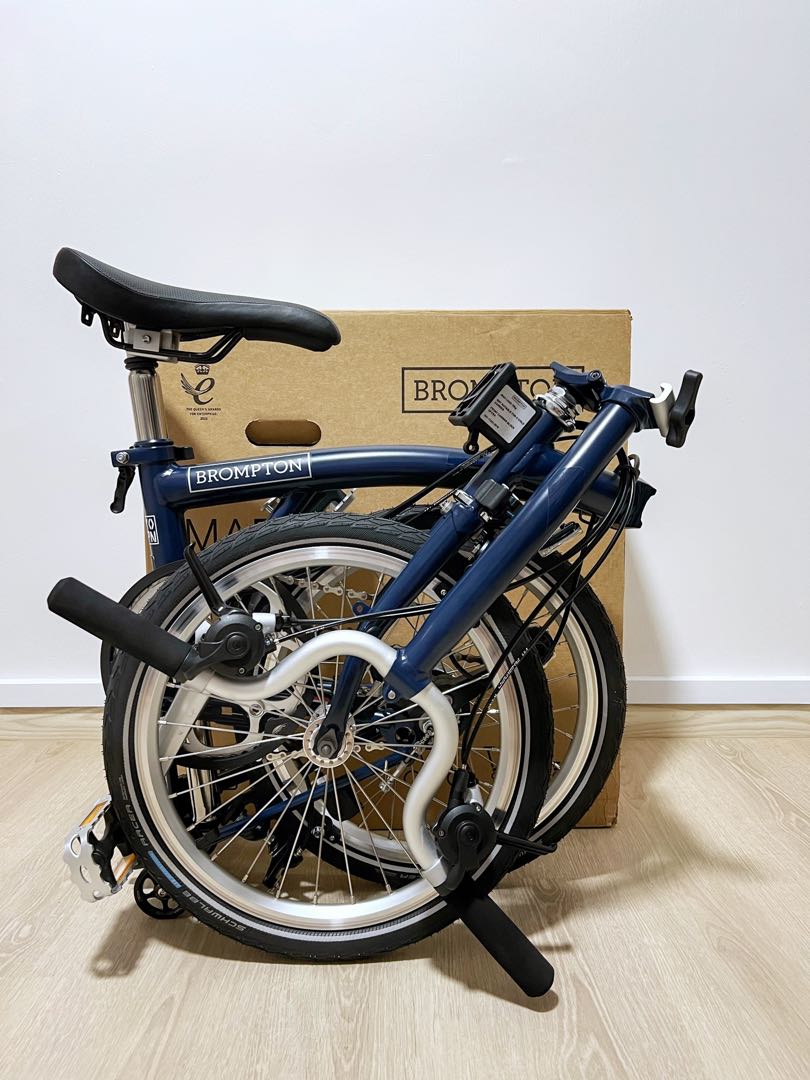 Brompton Tempest Blue M6L / M6E, Sports Equipment, Bicycles & Parts ...